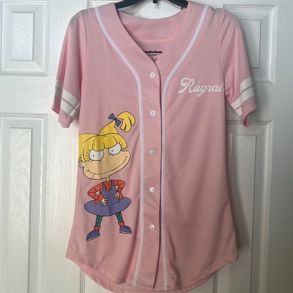 Nickelodeon | Tops | Light Pink Rugrats Jersey | Poshmark